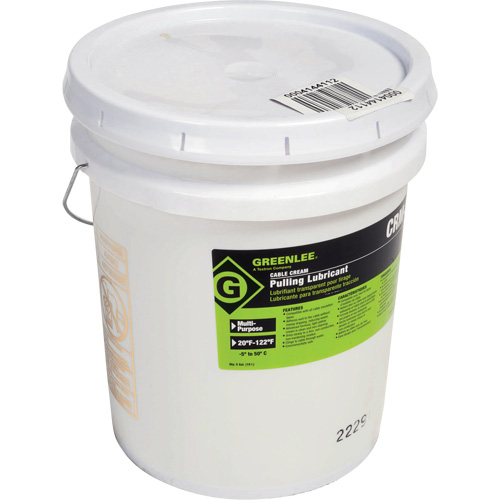 Greenlee Cable Cream Pulling Lubricant, Bucket | Groupe Generik
